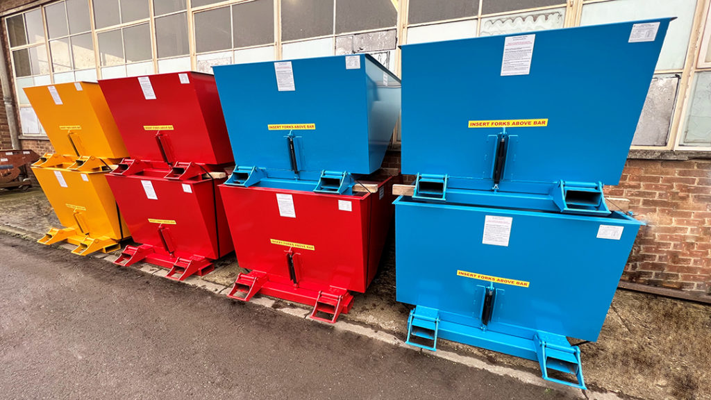 Forklift Tipping Skips – de Havilland Fabrication